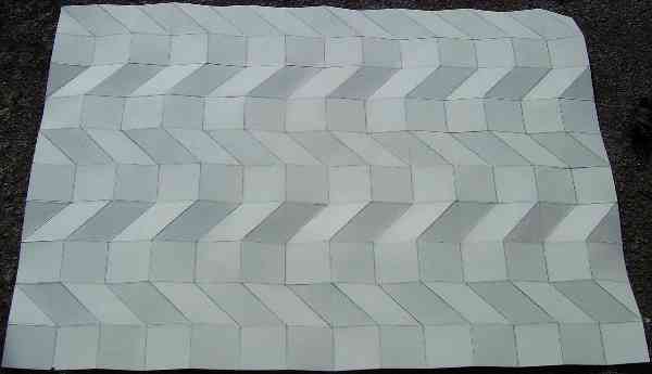Pleated Structures - Herringbone pleating
